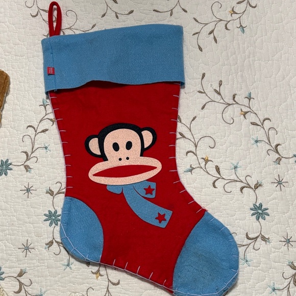 Paul Frank | Holiday | Paul Frank Red And Blue Monkey Holiday Stocking ...